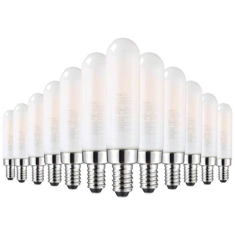 TORCHSTAR T6 LED Dimmable Light Bulb 25W Equiv. with Frosted Glass E12 ...