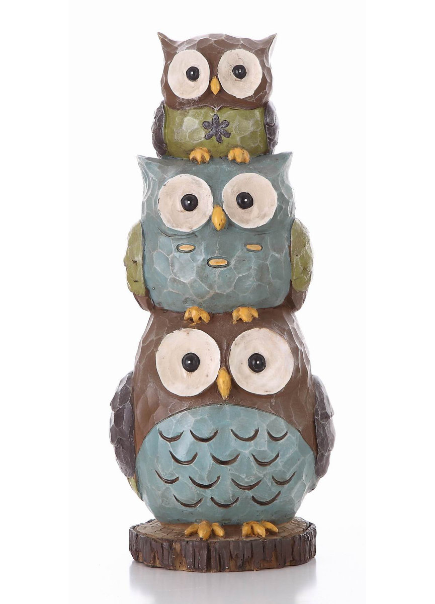 Hi-Line Gift Ltd. Stacking Owls Statue & Reviews - Wayfair Canada