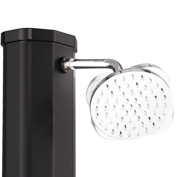LIKOBI Solar Heated Shower, 9.3 Gallon Outdoor Shower with Shower Head ...