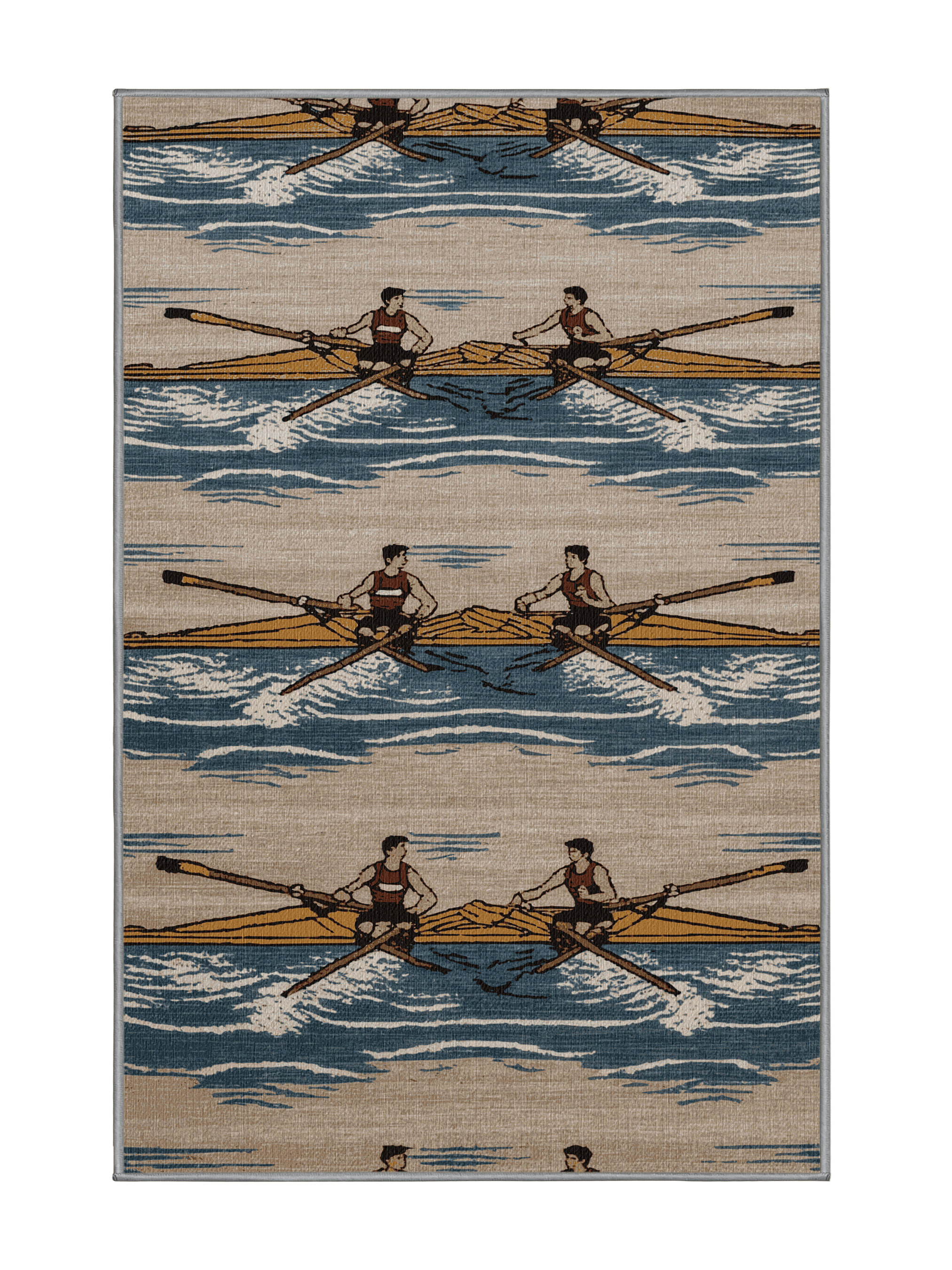 Union Rustic Washable Rowing Sports Area Rug | Wayfair