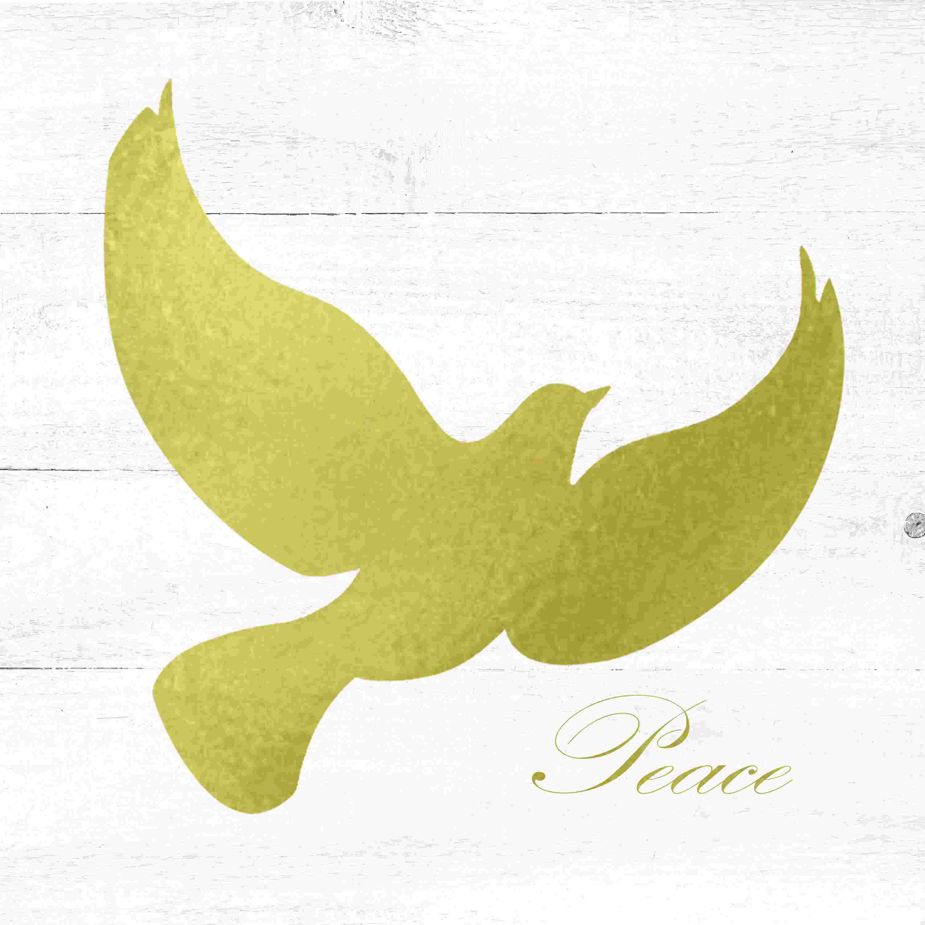 Winston Porter Gold Dove - Wrapped Canvas Graphic Art | Wayfair