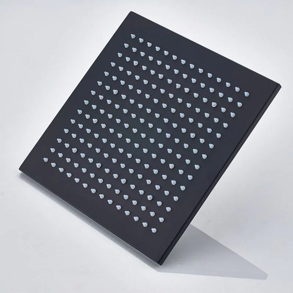 Juno Showers Juno Square Gold Polish Luxury Relaxation Single Handle ...