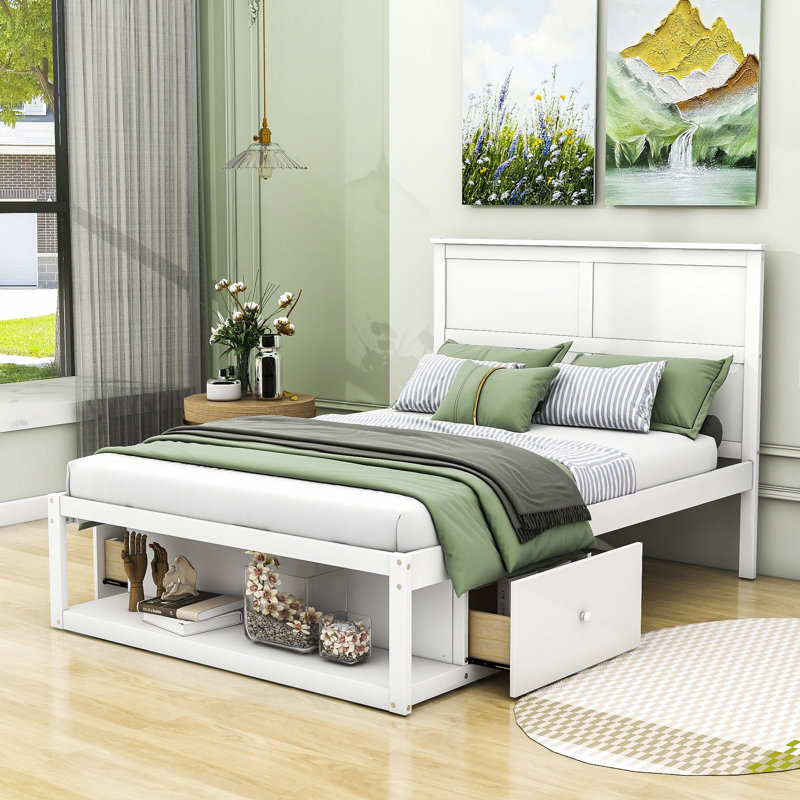 Red Barrel Studio® Full / Double Storage Platform Bed | Wayfair