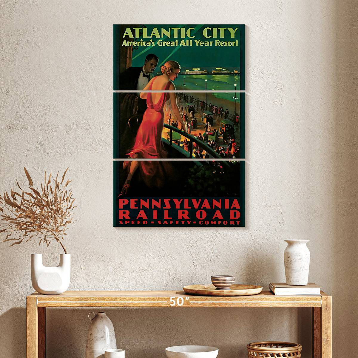 Ebern Designs Senne Travel Rail Atlantic City - Wayfair Canada