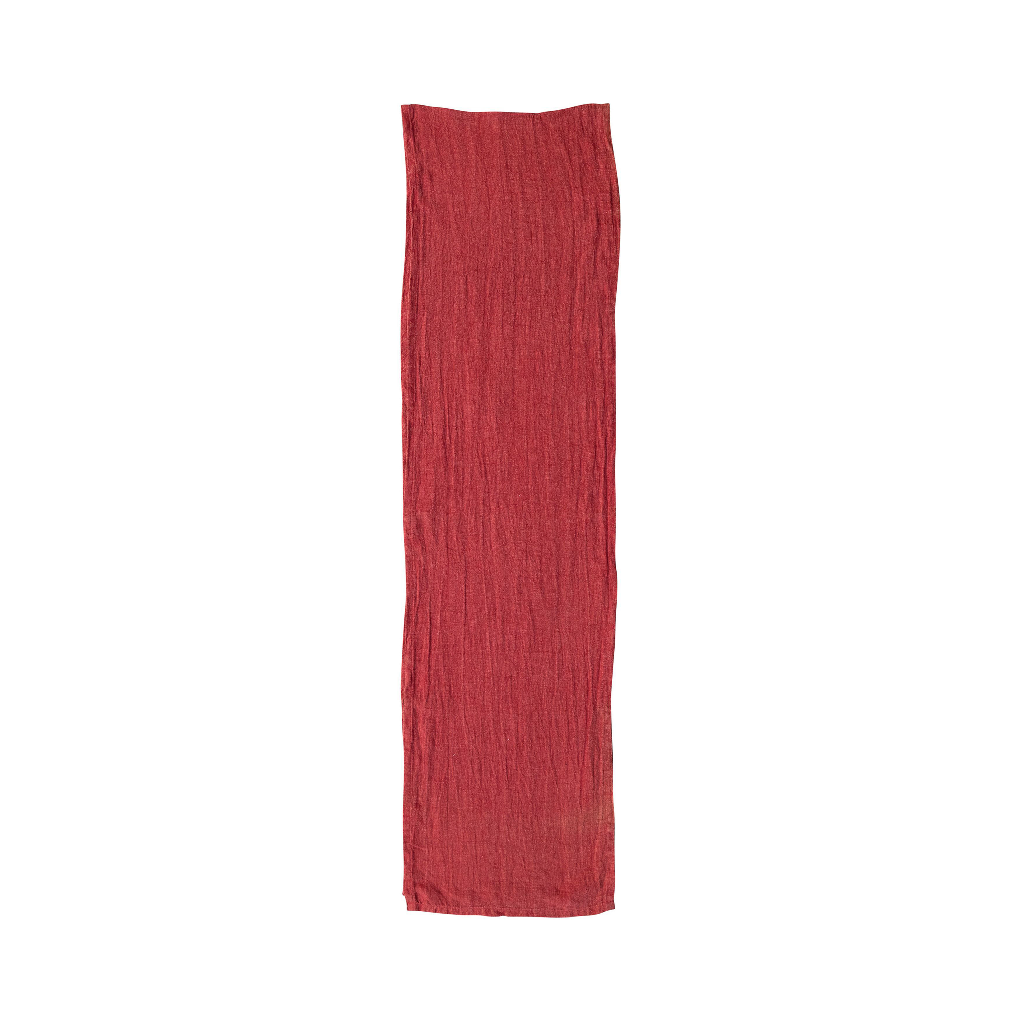 Gracie Oaks Stonewashed Linen Table Runner | Wayfair