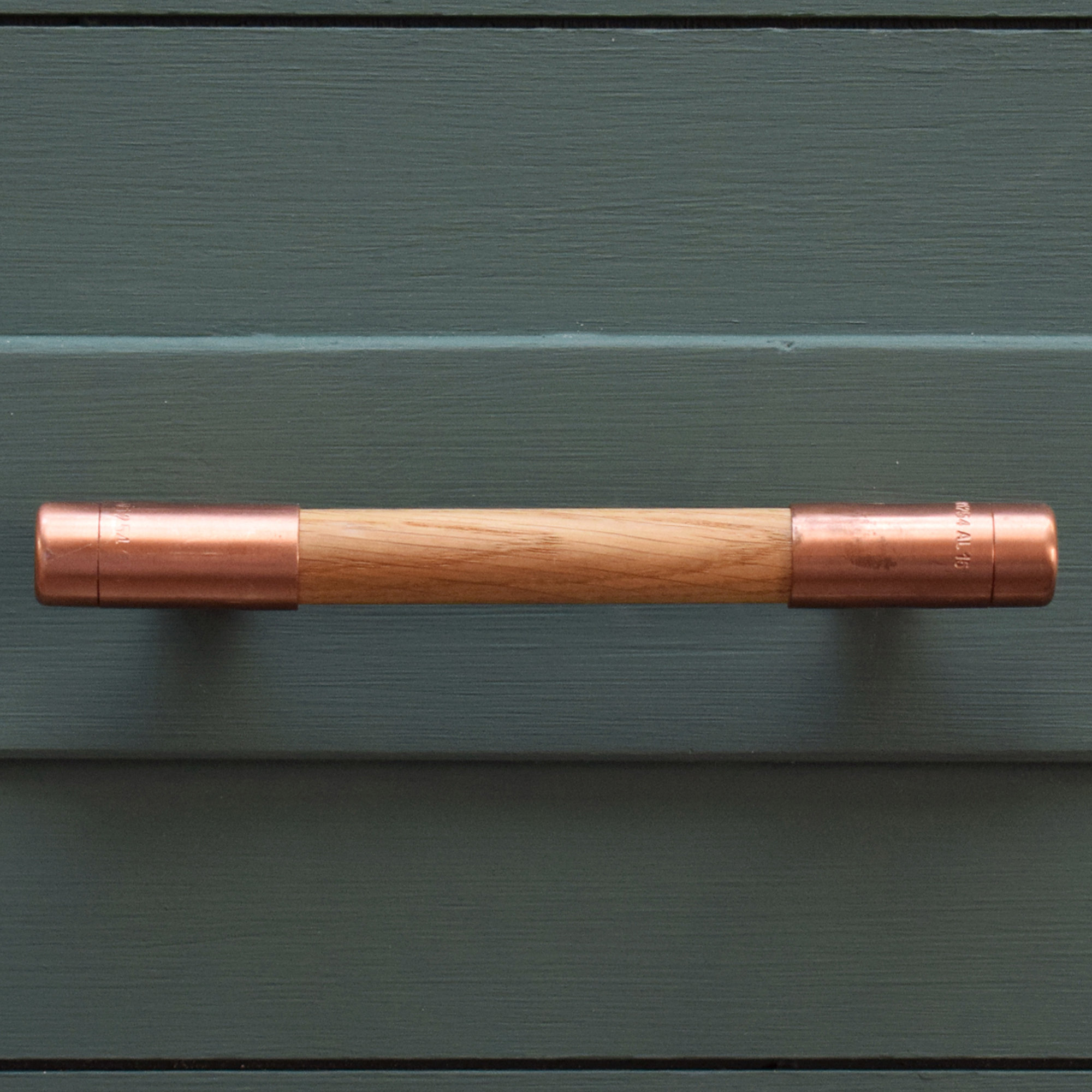 Proper Copper Design Copper Handle With Oak T-Shaped | Wayfair.ie