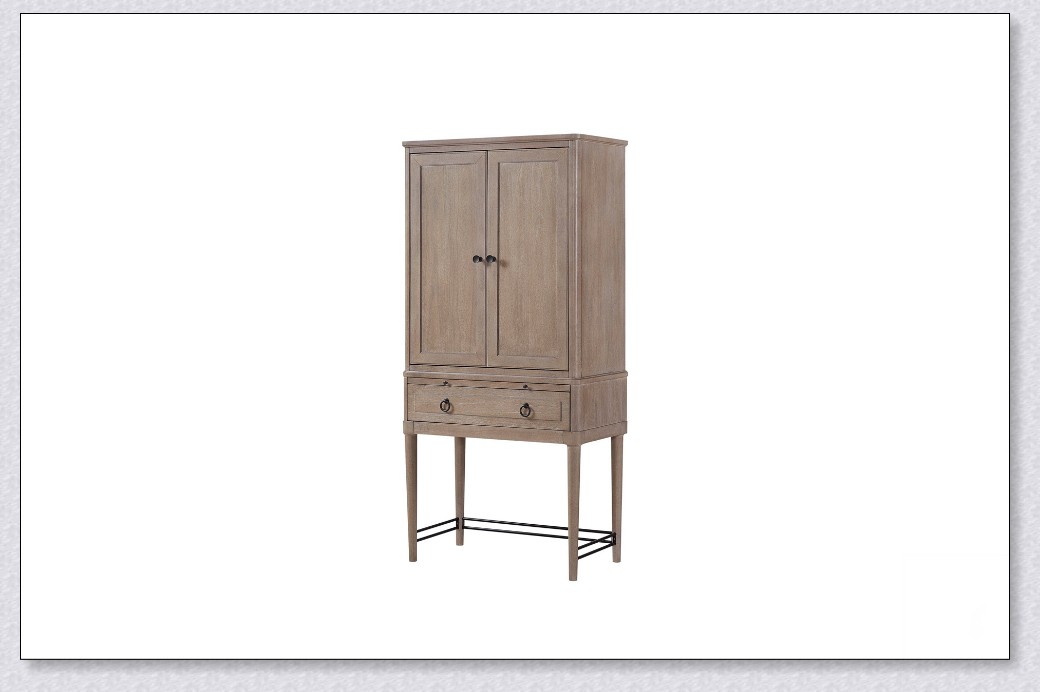 Longshore Tides Bar Cabinet in Sand Coloured Finish - Wayfair Canada
