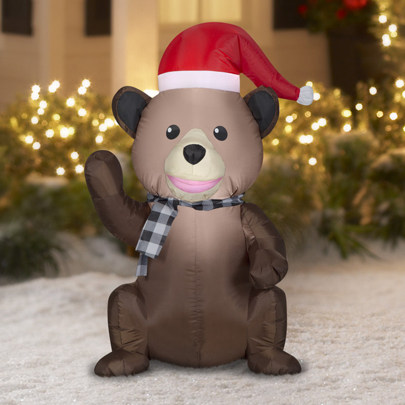 Gemmy Industries Baby Woodland Black Bear Inflatable | Wayfair