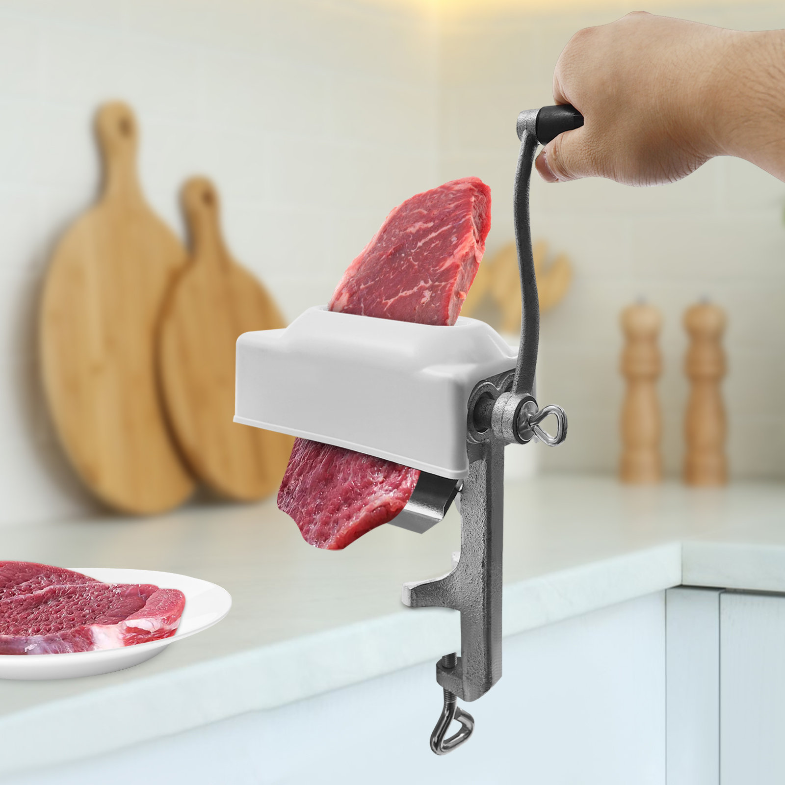 JOYDING Manual Meat Tenderizer Tool Desktop Meat Tenderizer Machine ...