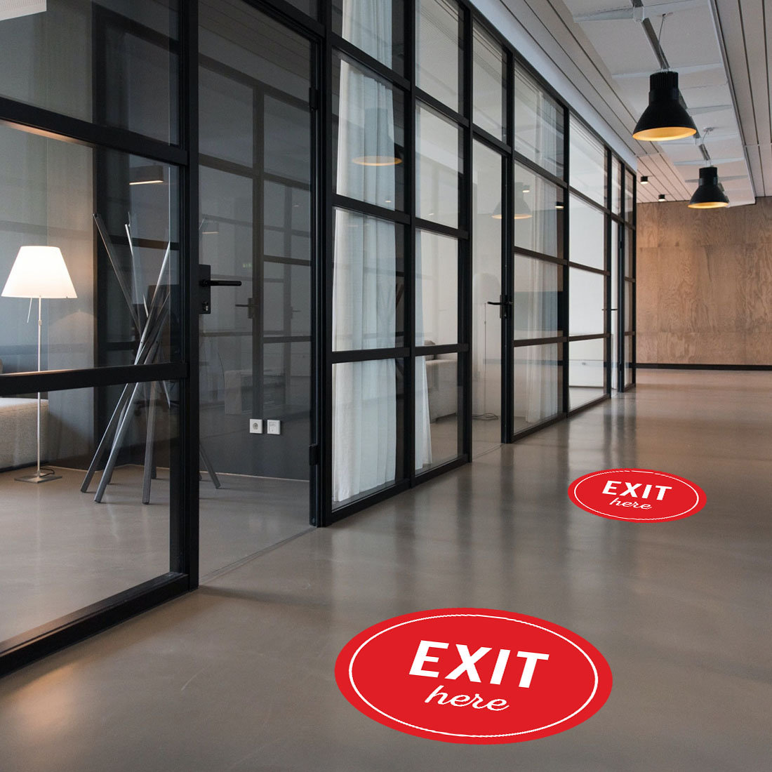 Koyal Wholesale Social Distancing Directional Arrow Enter, Exit Social ...