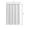 Foundry Select Duppstadt Honeycomb Waffle Shower Curtain with Snap-in ...