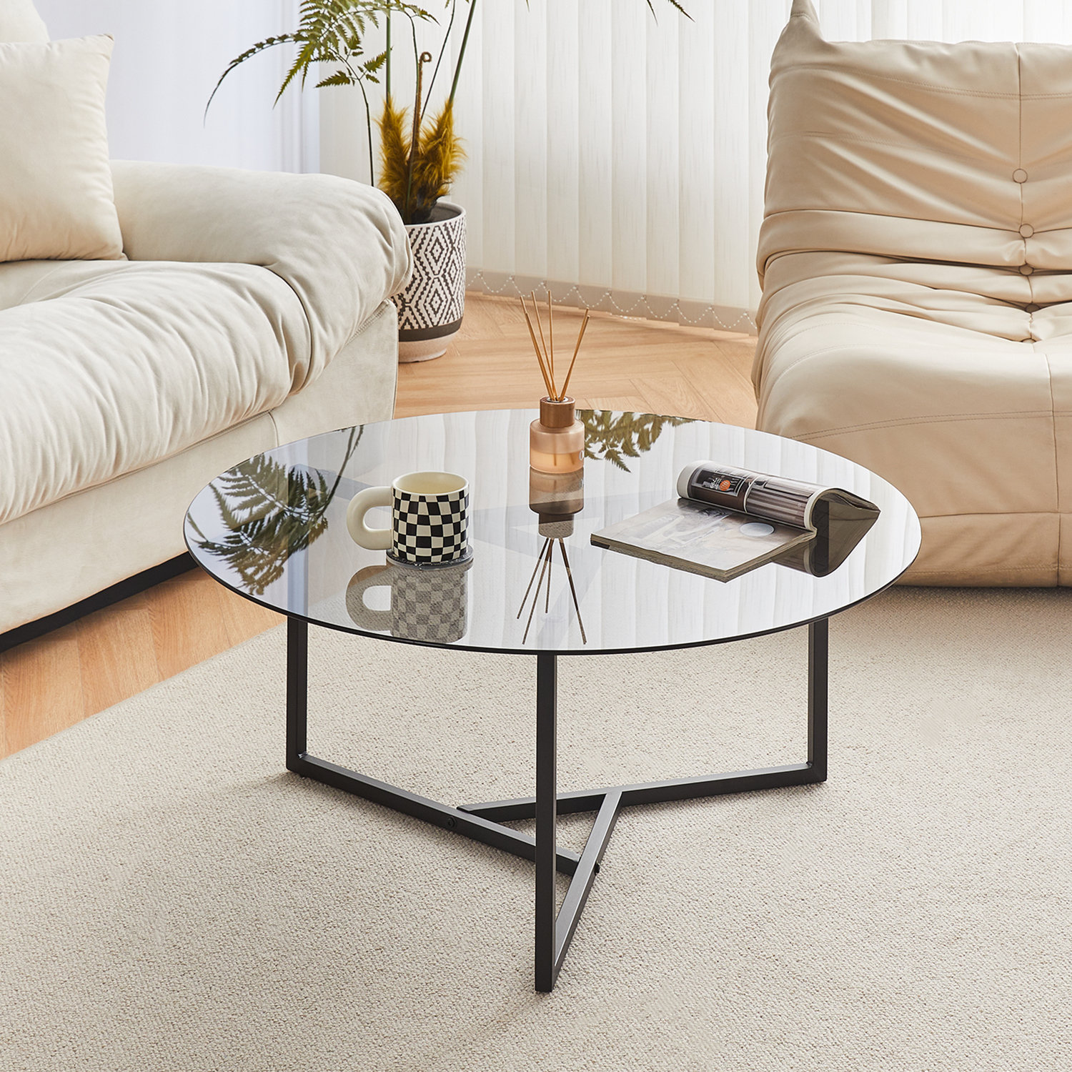 Metro Lane Brandey Frame Coffee Table & Reviews | Wayfair.co.uk
