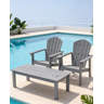 Highland Dunes 3-piece Hdpe Adirondack Patio Furniture Set - 2 ...