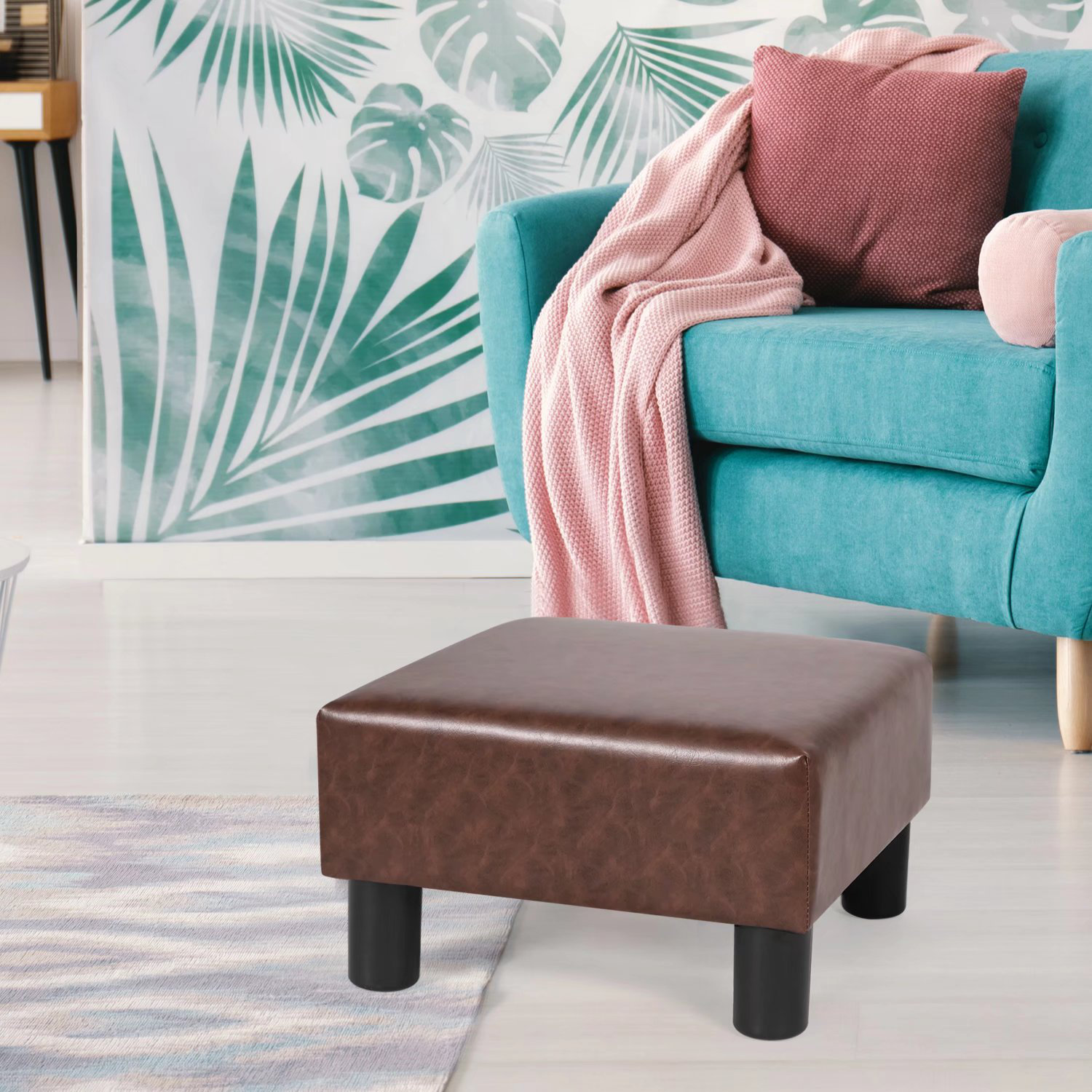 Latitude Run® Modern Square Ottoman & Reviews | Wayfair