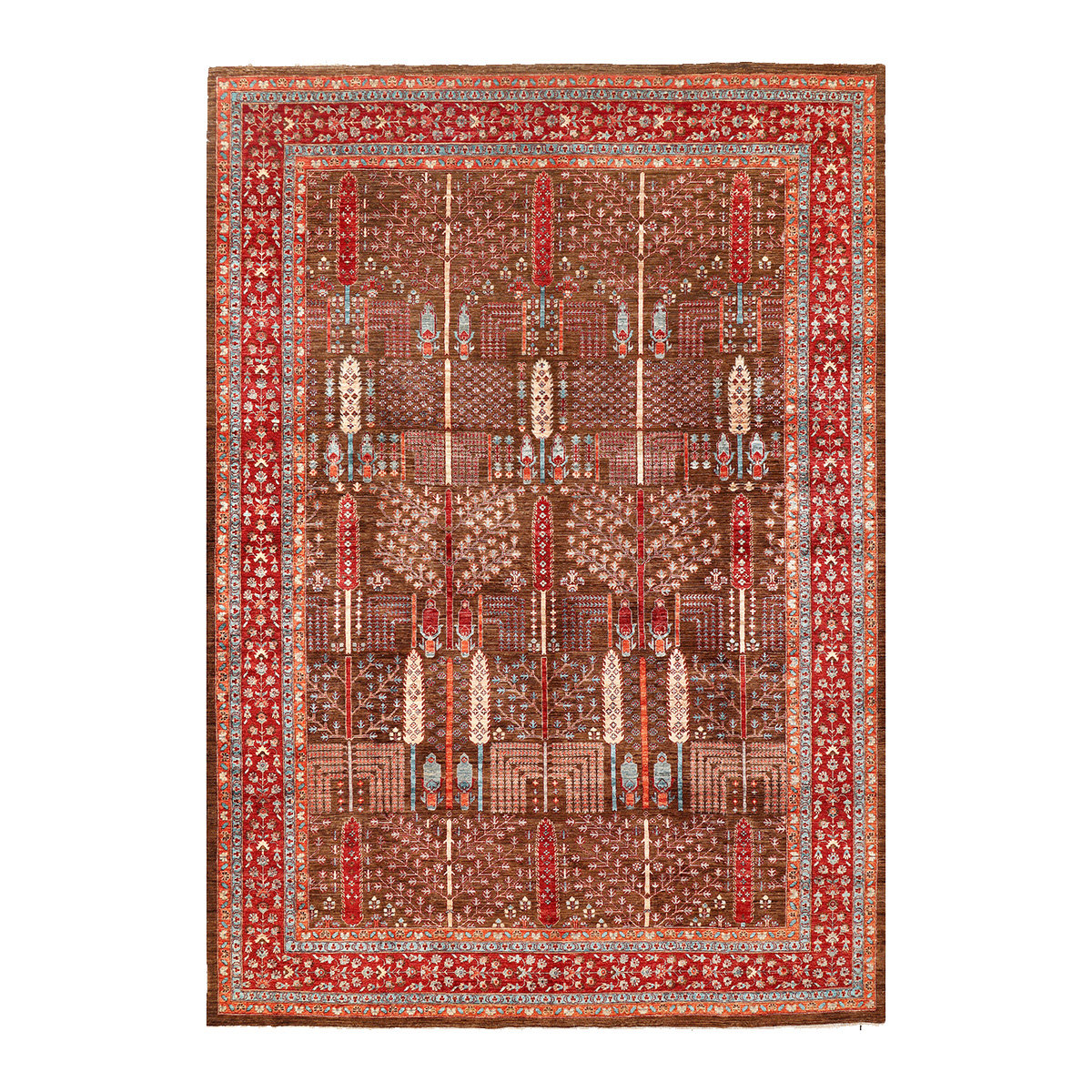 Bokara Rug Co., Inc. One-of-a-Kind Hand-Knotted 9'9" x 14' Wool Area ...