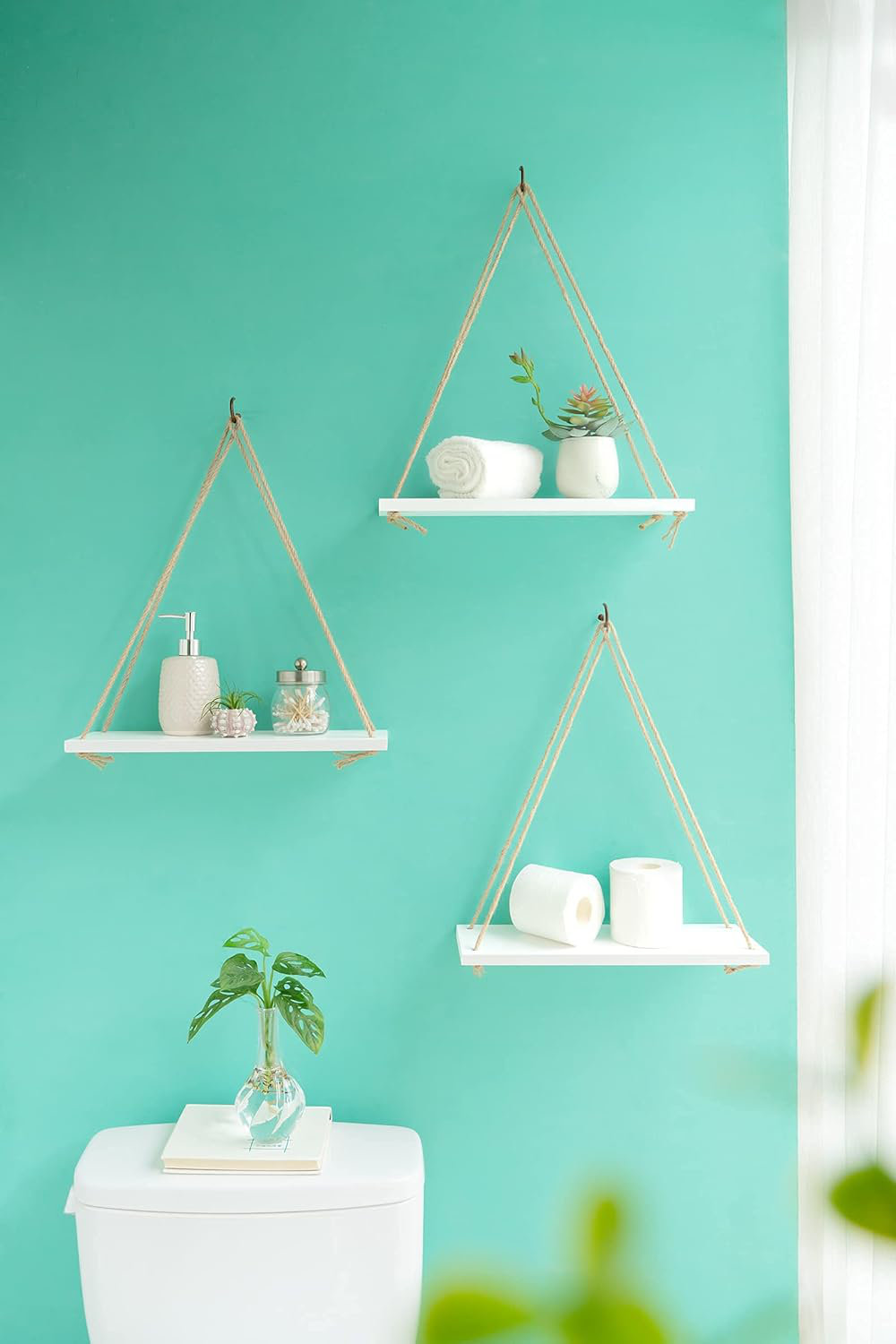 Breakwater Bay Set Of 3 Wall Display Shelving Home Organizer Rack For ...