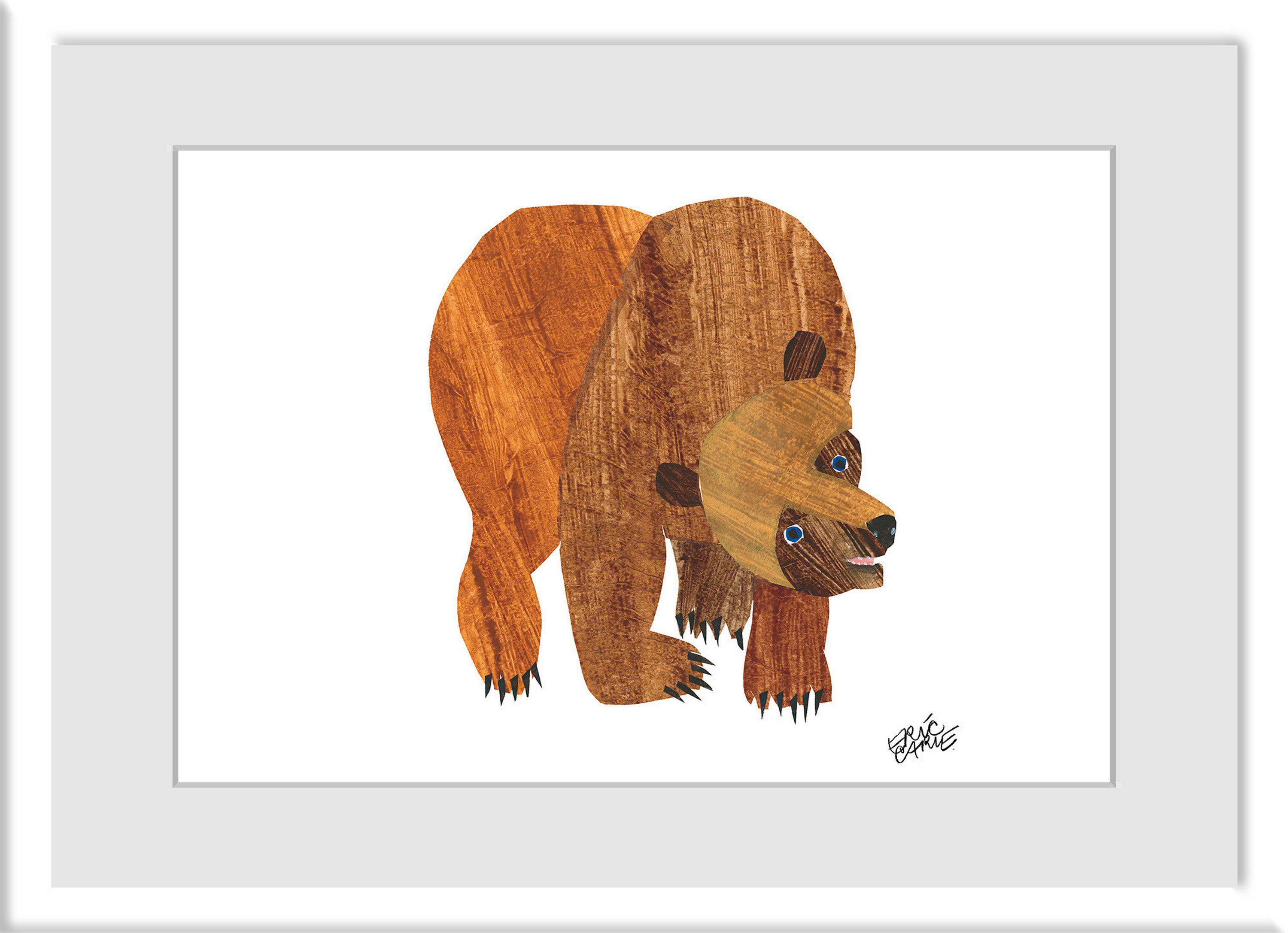 Redwood Rover Dominic 'Front Cover Brown Bear' Framed Print | Wayfair