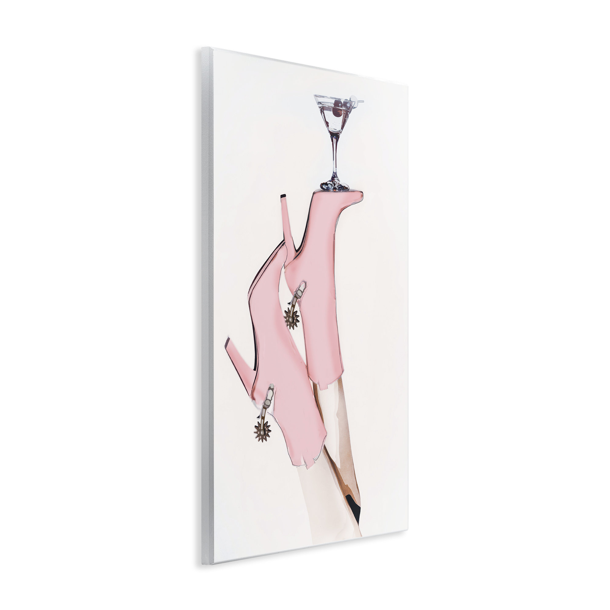 Mercer41 Martini Lunch Heels Wall Plaque Art, design by Sophie 6 | Wayfair