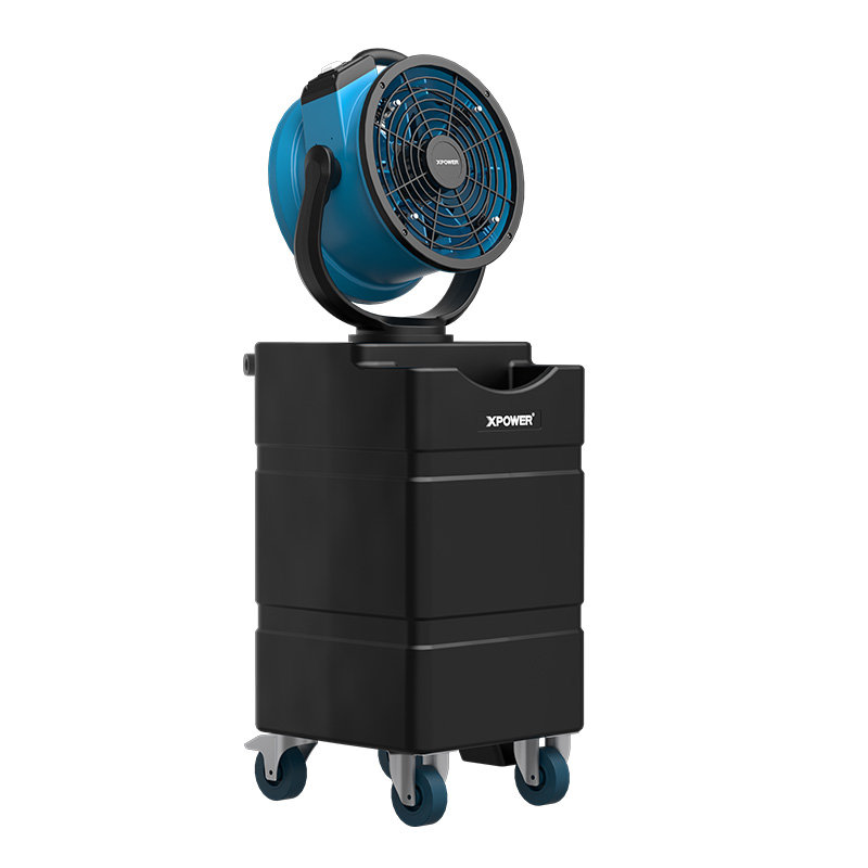 Ivy Bronx Misting Fan Outdoor Cooling Oscillating Heavy Duty Powerful ...