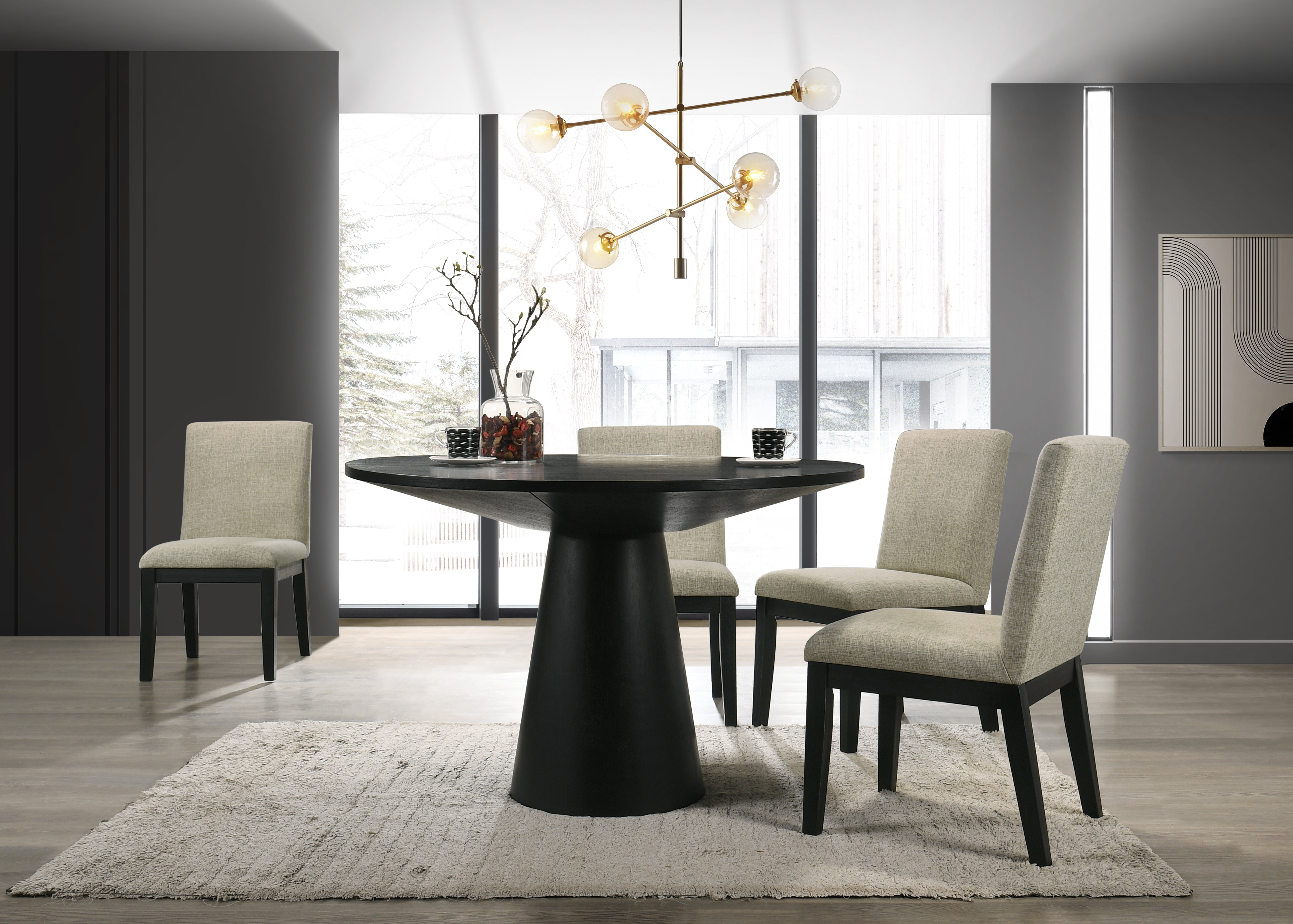 Hokku Designs Amoya 4 - Person Dining Set | Wayfair