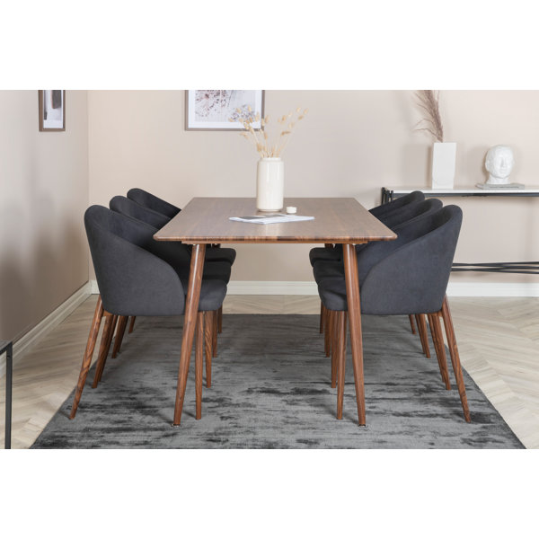 George Oliver Rouse Dining Set with 6 Chairs | Wayfair.ie