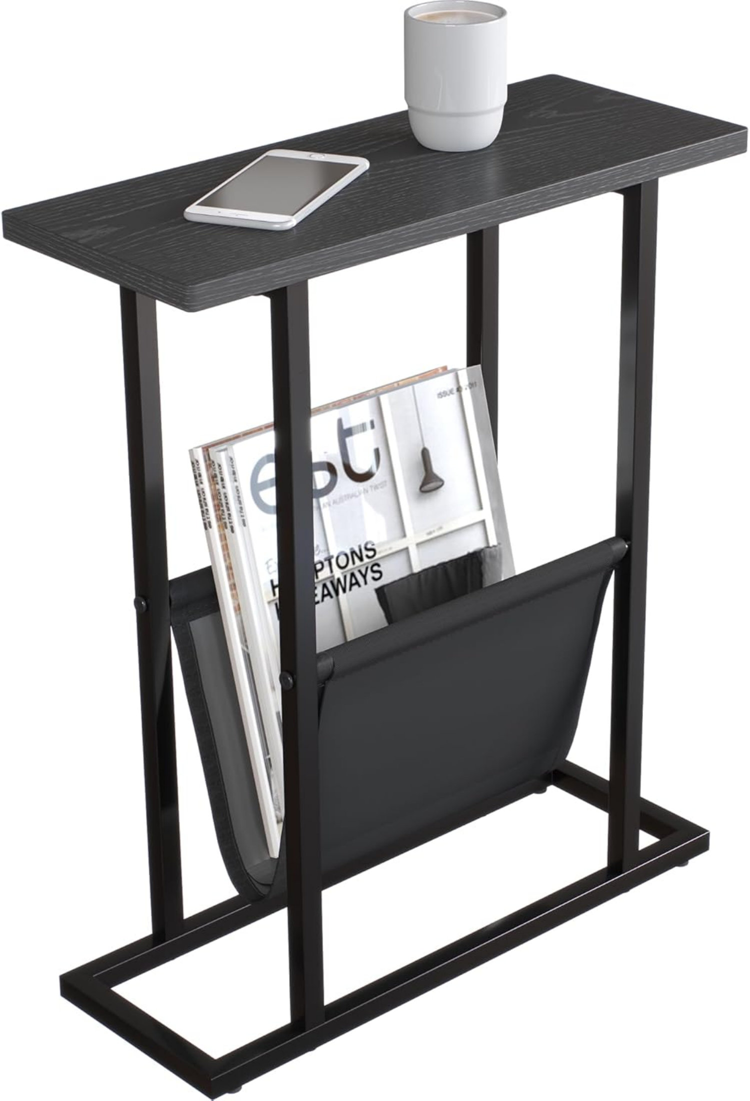 AKLOV Small End Table with Magazine Holder Table | Wayfair