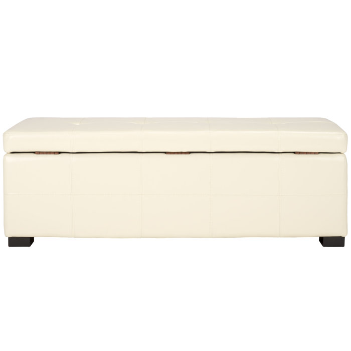 Red Barrel Studio® Alescia Faux Leather Upholstered Storage Bench ...