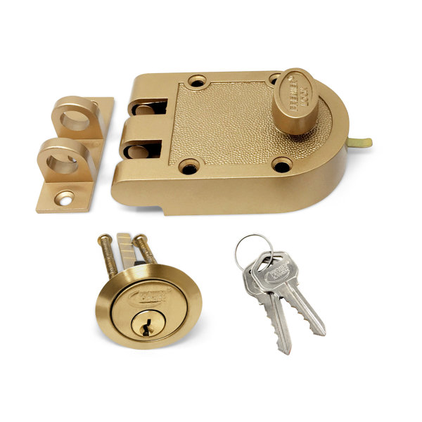 Premier Lock Jimmy Proof Locks Single Cylinder Deadbolt & Reviews | Wayfair