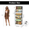 Leader Books 5 Tier Snack Candy Potato Chip Display Rack Stand with ...