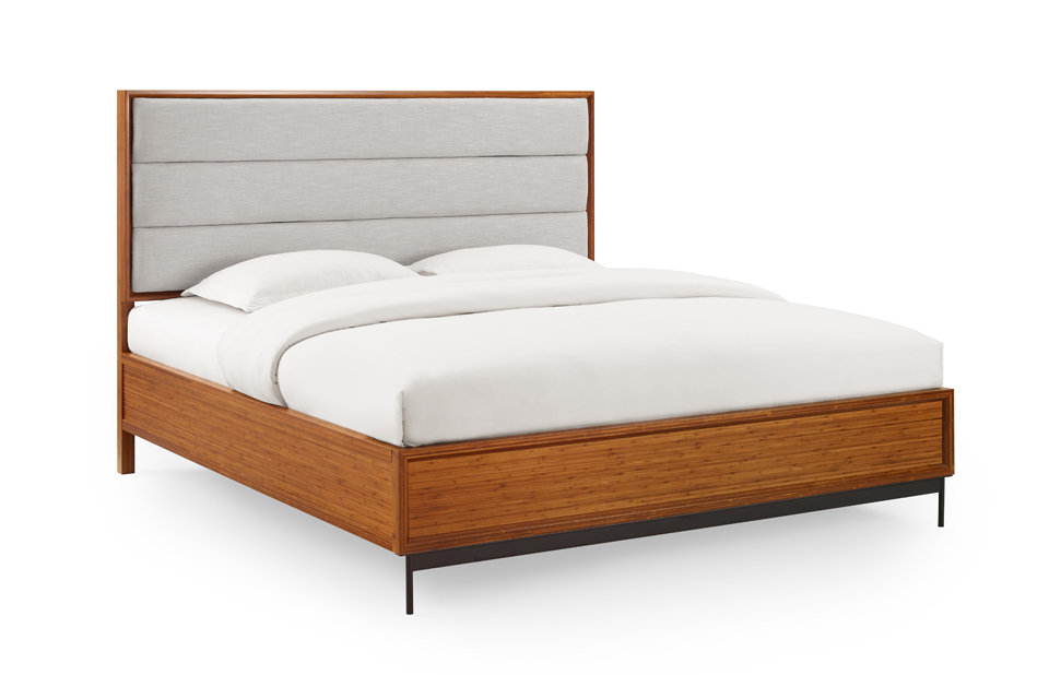 Latitude Run® Solid Wood Panel Headboard Bed | Wayfair