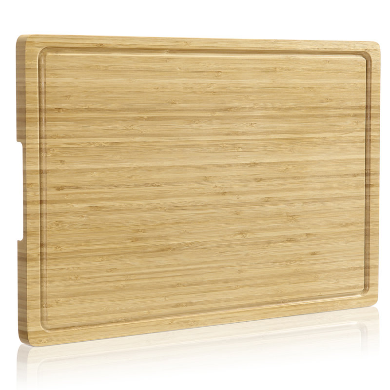 Sangdo Extra Large Bamboo Wood Cutting Board 20 x 15 Inch, Kitchen ...