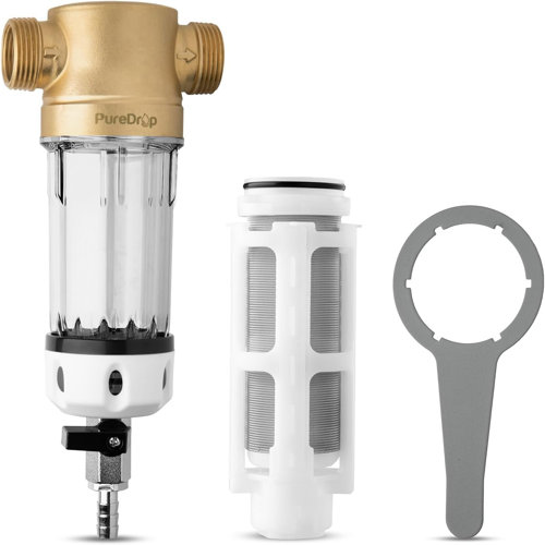 PureDrop PDR-100WSP 100 Micron Flushable Prefilter Spin Down Sediment ...