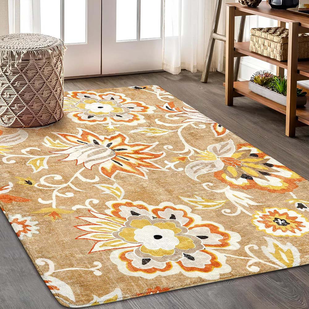 Dakota Fields 3X5 Throw Area Rug For Bedroom Non-Slip Lightweight ...