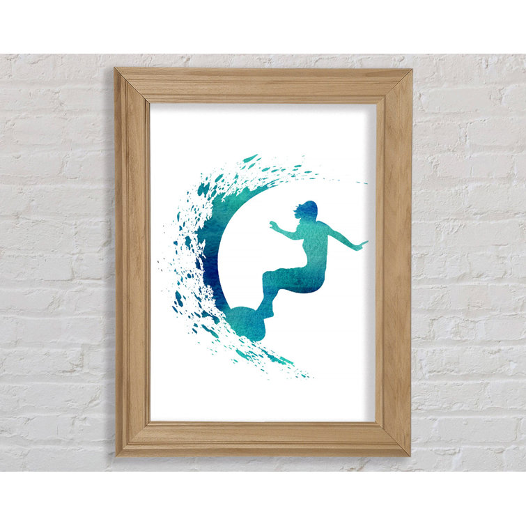 Bright Star Surfing The Wave - Single Picture Frame Art Prints ...