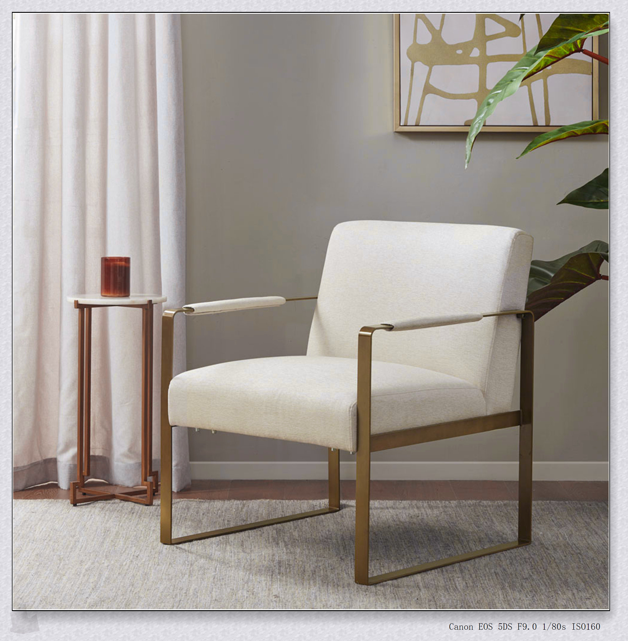Mercer41 Luxurious Plush Upholstered Accent Chair With Unique Design ...