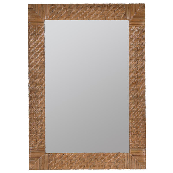 Cooper Classics Prudence Rattan Wall Mirror & Reviews | Perigold