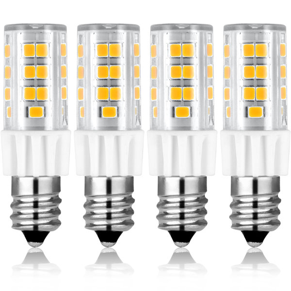Luxrite 4.2 Watt (40 Watt Equivalent), T4 LED, Dimmable Light Bulb, E12 ...