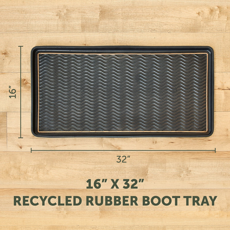 Eddie Bauer Lake Waves Rubber Boot Trays | Wayfair