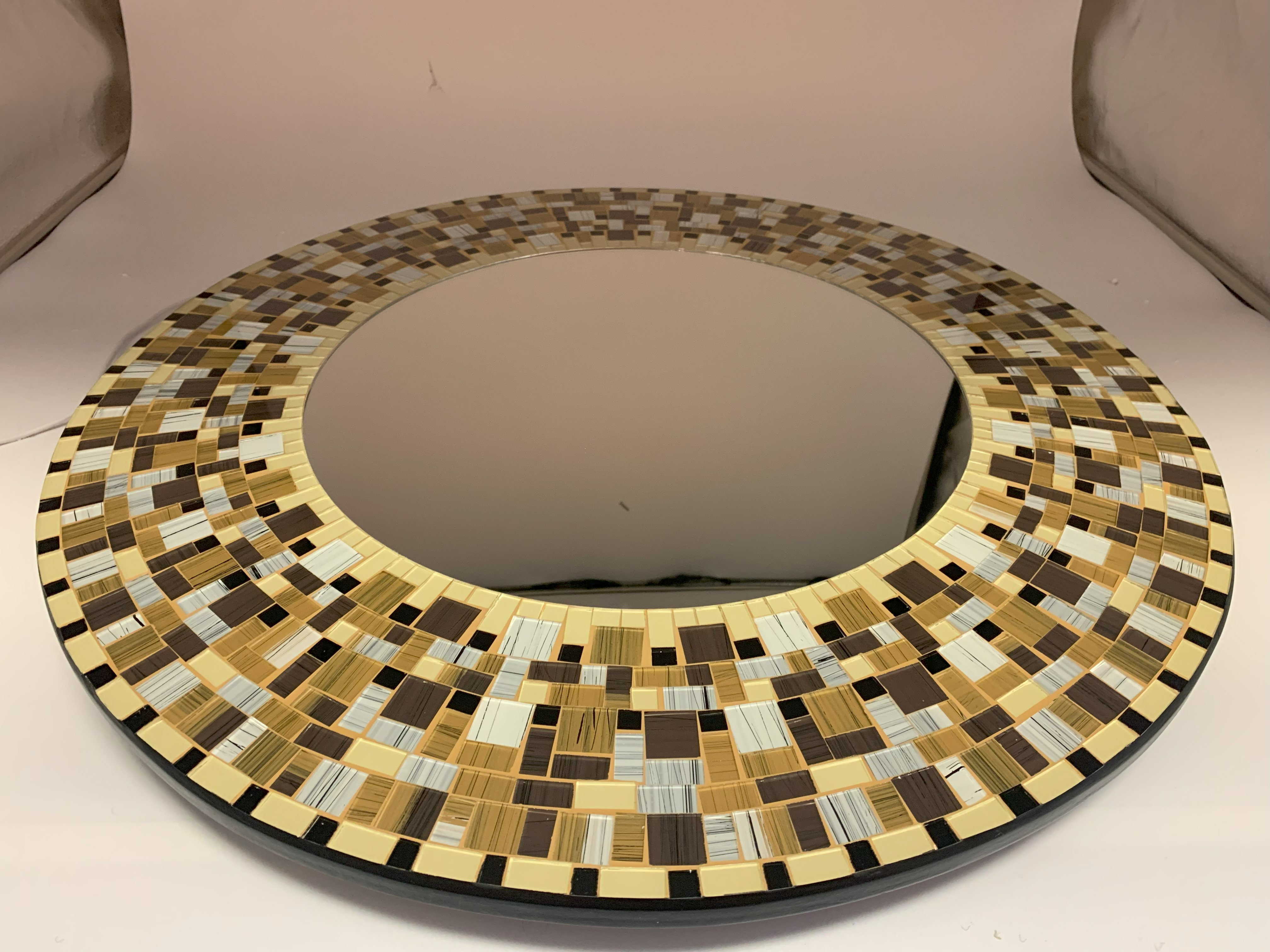 Dakota Fields Zorigs Mosaic Mirror, Wall Art Décor – Handcrafted ...