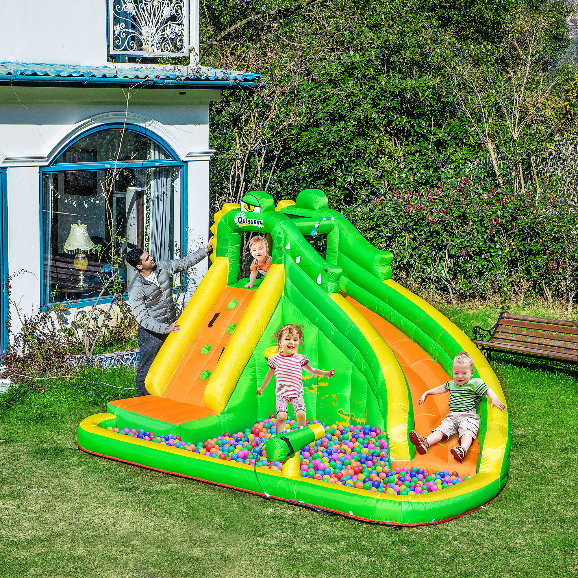 Outsunny Pop Up Bounce House | Wayfair.ie