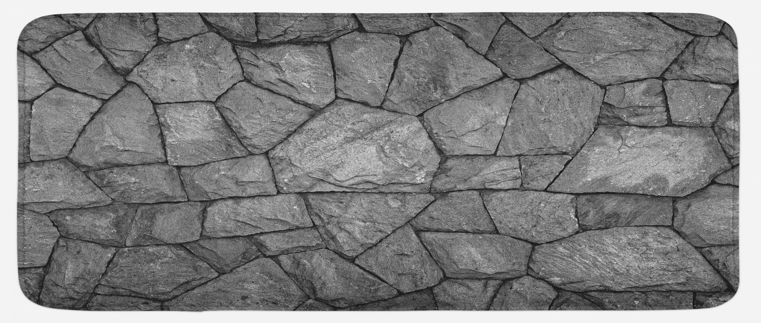 East Urban Home Stone Wall Texture Image Rough Rusty Blocks Obsolete ...