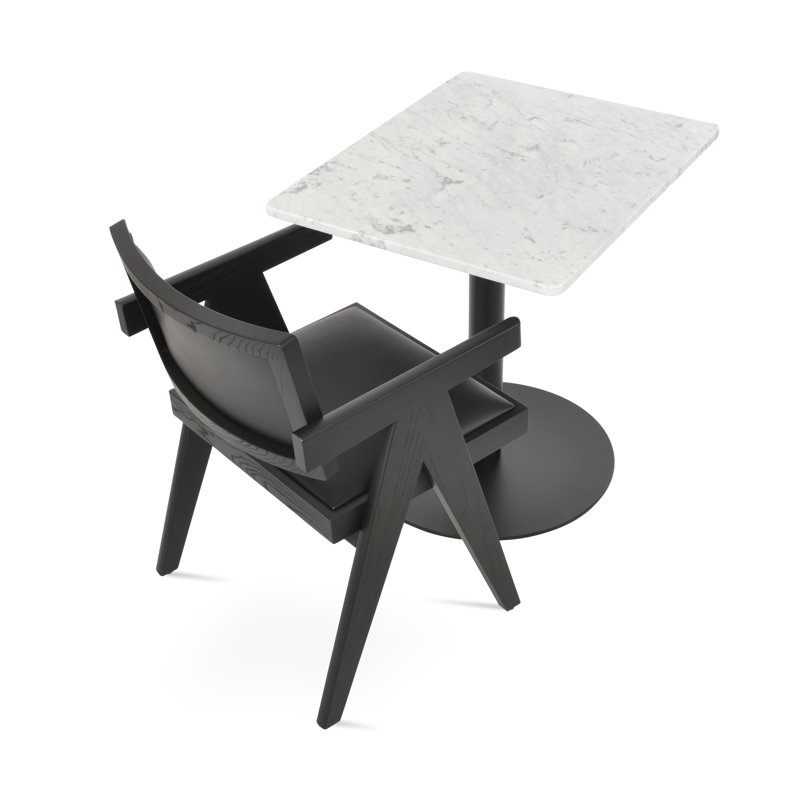 sohoConcept Pierre J. Upholstered Back Arm Chair Dining Chair | Wayfair