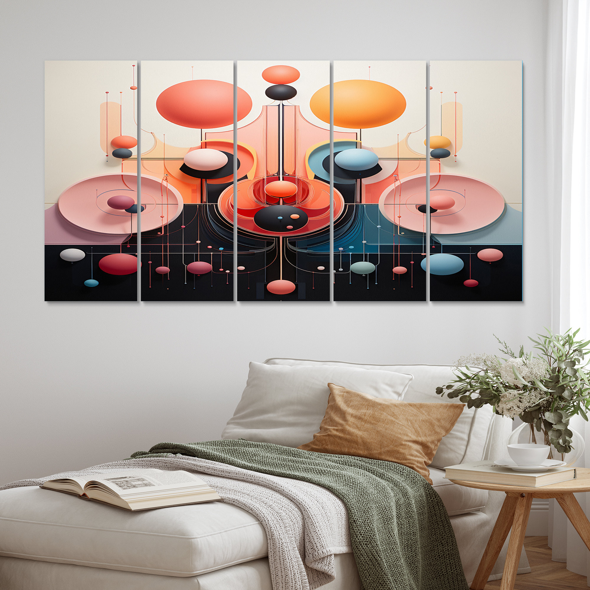 Design Art Future Mountains Abstract Minimalism Retro - Abstract ...