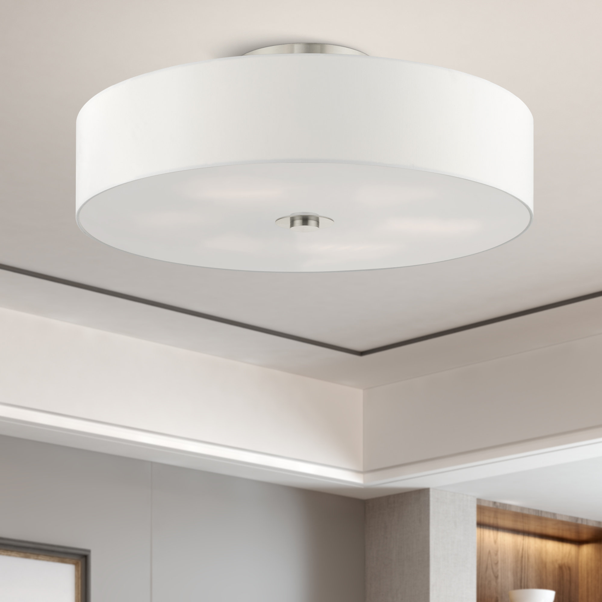 Hokku Designs Konur 6-Light 30" Semi Flush Mount - Wayfair Canada