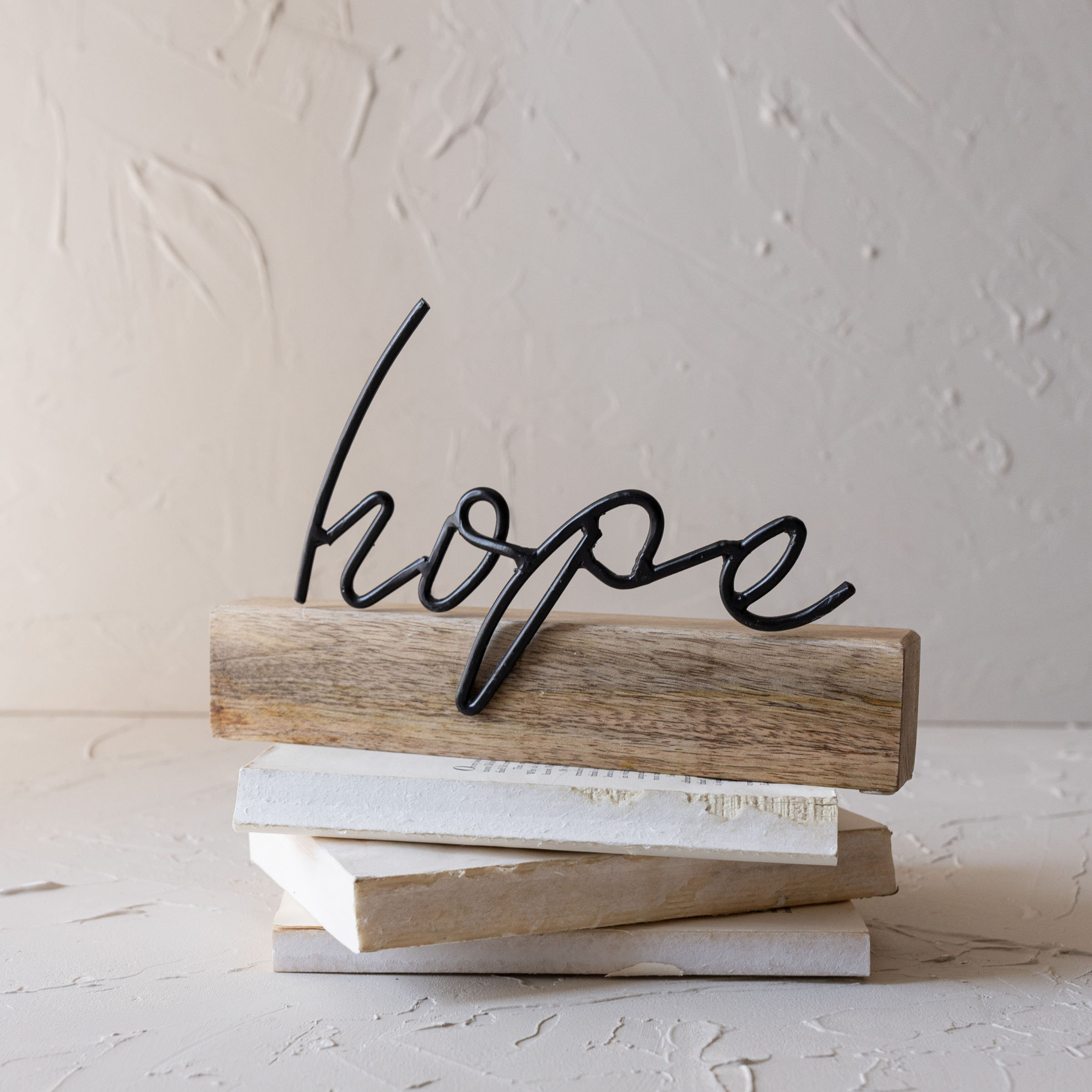 Foreside Home & Garden Handmade Text & Numbers Letter Block - Wayfair ...
