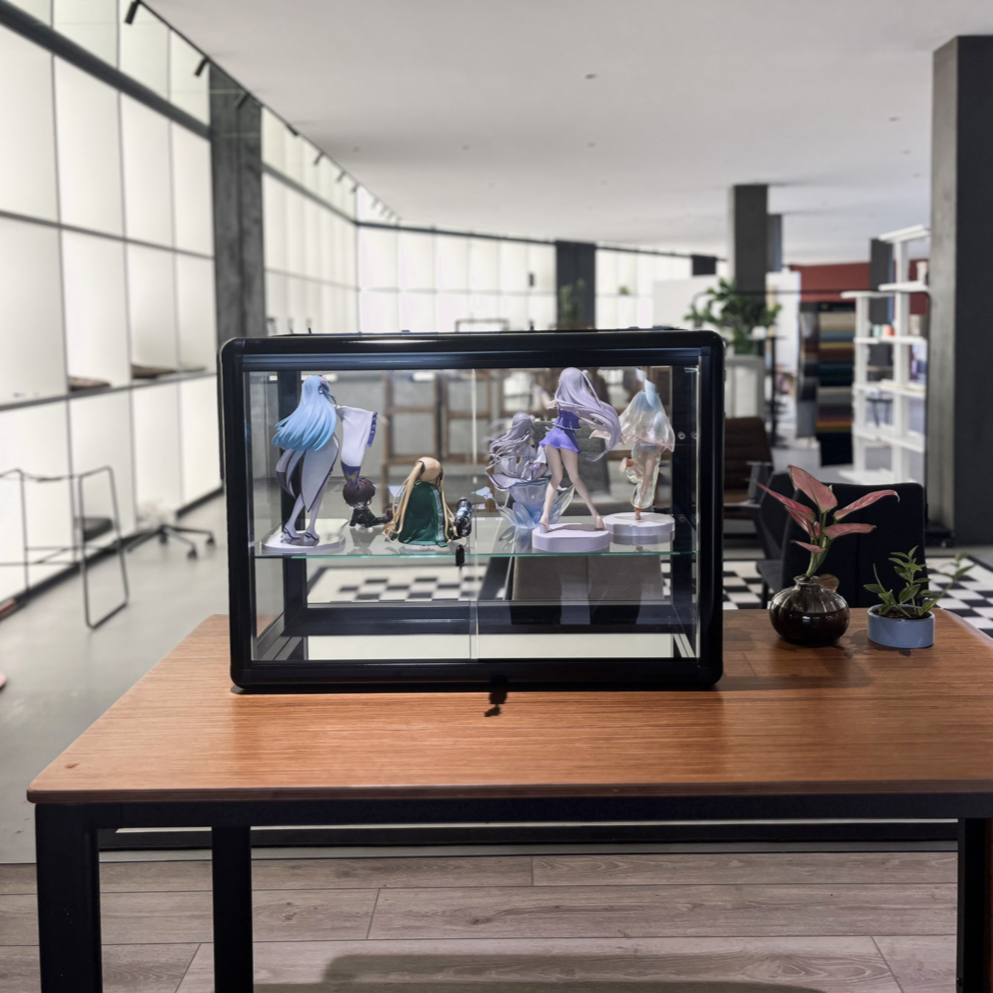 Ophelia & Co. Tempered Glass Counter Top Display Showcase With Sliding ...