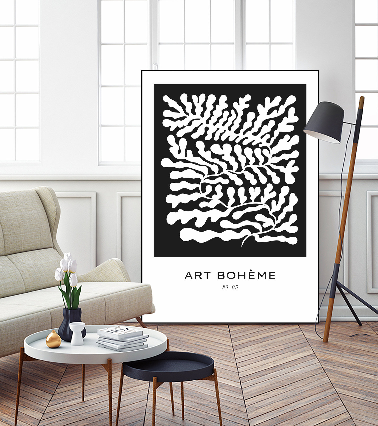 Orren Ellis Art Bohème No.05' Framed Canvas | Wayfair