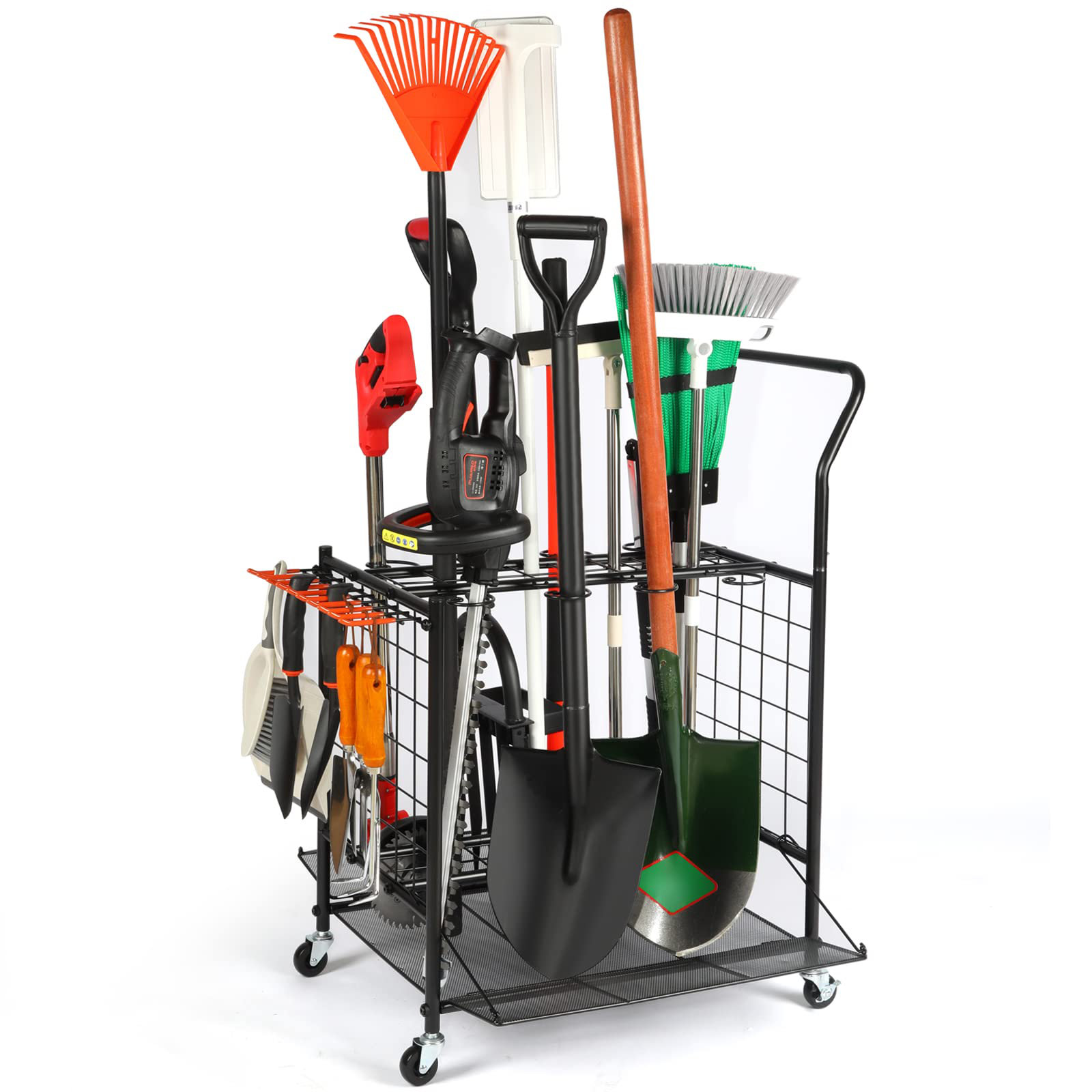 ASA All-In-One Garden Tool Organizer, Durable Steel, Adjustable, 30 ...