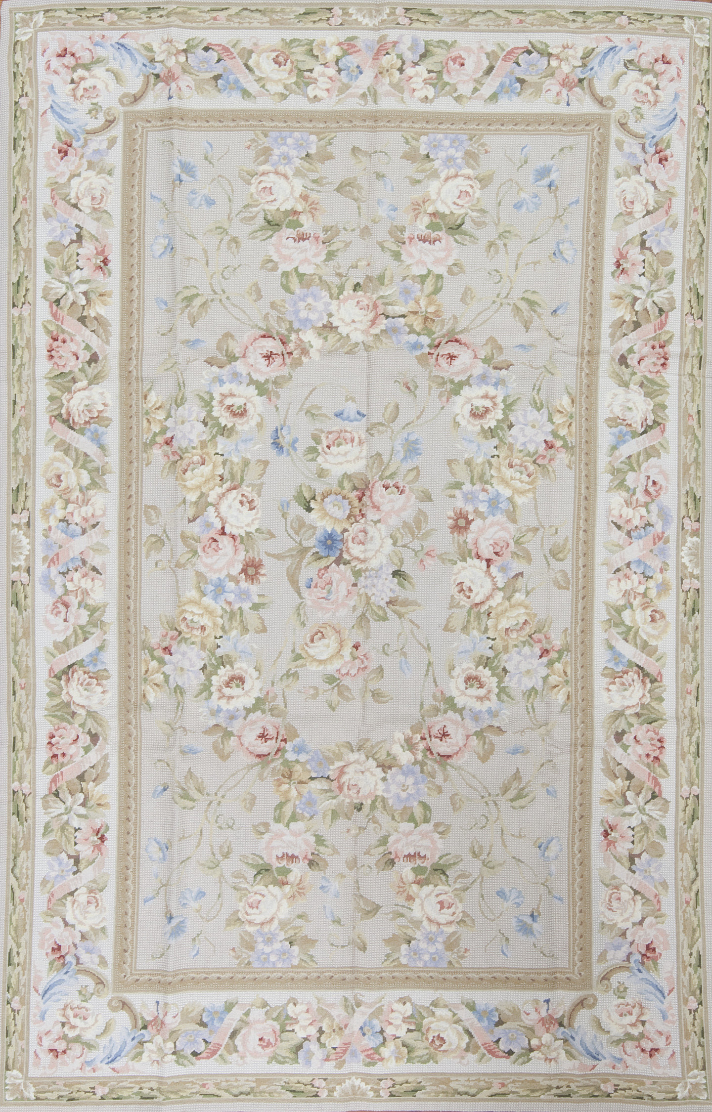 Samad Rugs Gros Point Needlepoint One-of-a-Kind 6.0 X 9.0 Area Rug ...