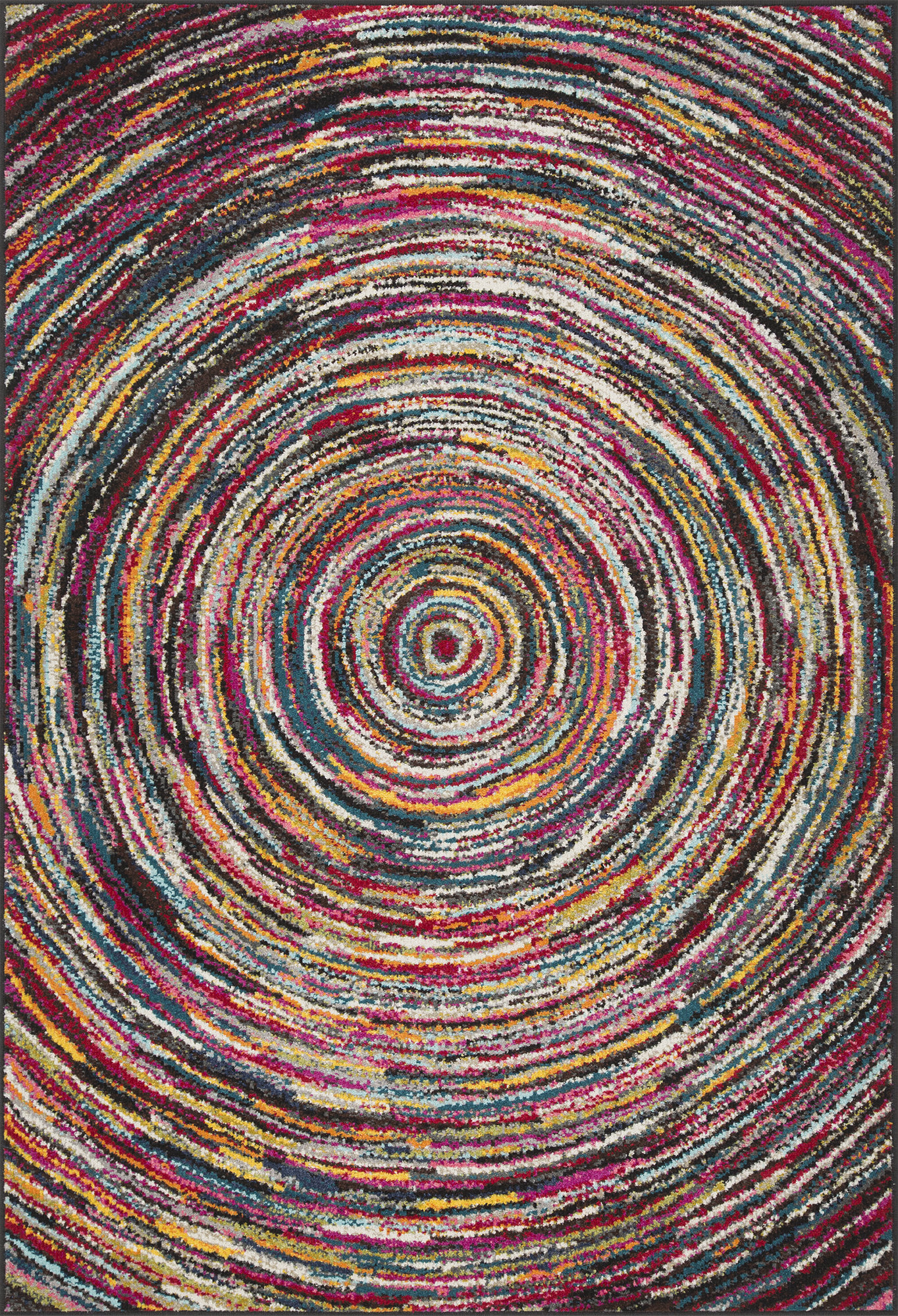 World Menagerie Niccolo Hooked Pink/Turquoise/Orange Rug | Wayfair.co.uk